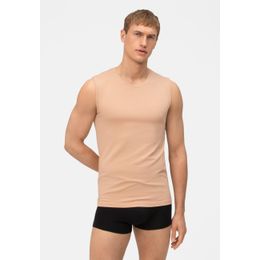 OLYMP Damen T-Shirt "OLYMP Level Five Unterzieh-T-Shirt, body fit"caramel, Gr. L, 94% Baumwolle, 6% Elasthan, Shirts