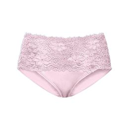 Nina von C. sheego Gro&szlig;e Gr&ouml;&szlig;en Slip mit elastischer Spitze, ros&eacute;, Gr&ouml;&szlig;e 44 - Damen