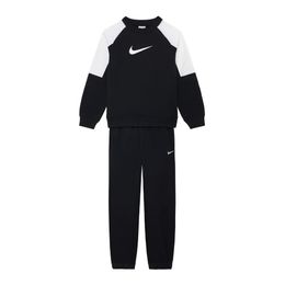 Nike Sportswear Jogginganzug Jungen Gr&ouml;&szlig;e 128/138 schwarz / wei&szlig;