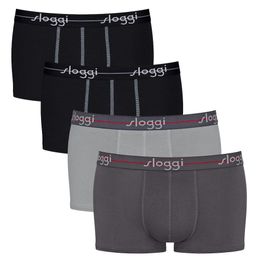 Sloggi Boxershort Herren Gr&ouml;&szlig;e M grau / schwarz
