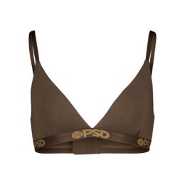 PSD Damen Sport-BH "PSD COCOA SLD MDL TBL", Gr. Sbraun, 47% Modal, 47% Baumwolle, 6% Elasthan, BHs