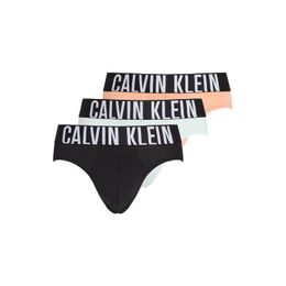 Herren Hipster "HIP BRIEF 3PK", Calvin Klein Underwear, Gr. XXL, schwarz, Jersey, Obermaterial: 88% Polyester, 12% Elasthan, Unterhosen, mit
