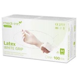 Medi-Inn Einmalhandschuhe Latex white grip, puderfrei VE 1000 St&uuml;ck XL