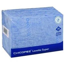 Chicopee Lavette Super Wisch- und Sp&uuml;lt&uuml;cher, 25 St&uuml;ck blau