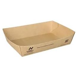 PAPSTAR Conpax (LM) Snacktrays, Pappe "NOTPLA" 4 cm x 11 cm x 16 cm braun 480 St&uuml;ck
