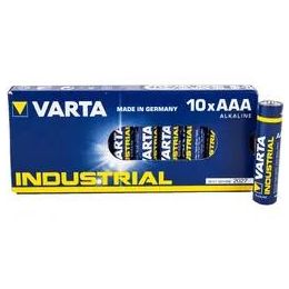 Varta Batterien Industrial AAA Micro MN2400/LR03 10 St&uuml;ck