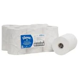 Kleenex Ultra 6781 Slimroll System-Rollenhandt&uuml;cher 2-lagig, wei&szlig;, 100 Meter 1 Karton = 6 Rollen
