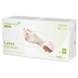 Medi-Inn Einmalhandschuhe Latex Premium wei&szlig;, puderfrei VE 1000 St&uuml;ck XL