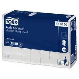 Tork 150300 Xpress Universal Papierhandt&uuml;cher Multifold 19,6 x 34 cm 2-lagig, wei&szlig; 1 Karton = 3360 T&uuml;cher