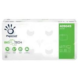 Papernet Bio Tech Superior Toilettenpapier 3-lagig, wei&szlig;, 250 Blatt 1 Pack = 72 Rollen