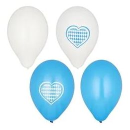 Papstar Luftballons &Oslash; 25 cm farbig sortiert "Bayrisch Blau" 240 St&uuml;ck