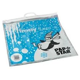 Papstar Tiefk&uuml;hltragetaschen, LDPE 18 l 52 cm x 52 cm "Frosty Times" 75 St&uuml;ck