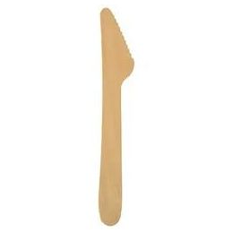 Papstar Messer, Holz "pure" 16,5 cm 500 St&uuml;ck