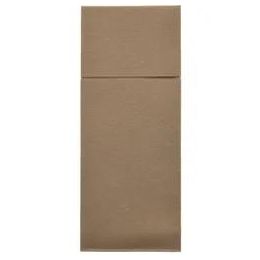 Papstar Starpak Bestecktaschen, Airlaid 40 cm x 48 cm taupe "Premium" mit Besteckfalz 400 St&uuml;ck
