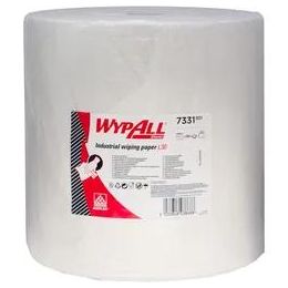 Wypall 7331 Industriewischt&uuml;cher Jumbo Gro&szlig;rolle L 30 3-lagig, 37 cm breit, 1000 T&uuml;cher 1 Rolle