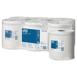 Tork 120155 Standard-Papierwischt&uuml;cher M2, 1-lagig, 300 Meter 1 Pack = 6 Rollen
