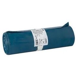 Papstar T-G (PS) M&uuml;lls&auml;cke, LDPE 120 l 110 cm x 70 cm blau 200 St&uuml;ck