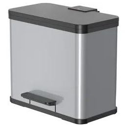 Hailo &Ouml;ko trio Plus L Tretm&uuml;lltrenner 3x9 Liter silber/grau