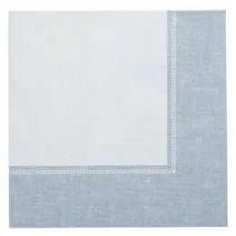 Papstar Servietten "ROYAL Collection" 1/4-Falz 40 cm x 40 cm arktikblau "Linum" 160 St&uuml;ck