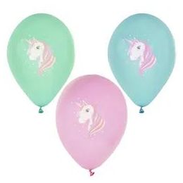 Papstar Luftballons &Oslash; 29 cm farbig sortiert "Unicorn" 72 St&uuml;ck