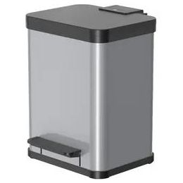 Hailo &Ouml;ko duo Plus M Tretm&uuml;lltrenner 2x9 Liter silber/grau