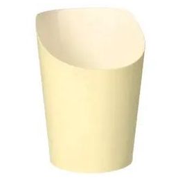Papstar Snackbecher, Pappe "To Go" 0,16 l &Oslash; 7,5 cm, 9,9 cm beige 1500 St&uuml;ck