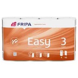 Fripa EASY Haushaltst&uuml;cher K&uuml;chenrollen Zellstoff 3-lagig hochwei&szlig; 1 Pack = 24 Rollen