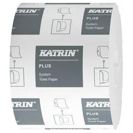 Katrin 66940 Plus System Toilettenpapier 800 2-lagig 800 Blatt 1 Karton = 36 Rollen