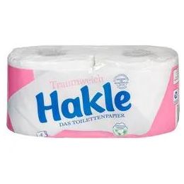 Hakle Traumweich Toilettenpapier Zellstoff, 4-lagig, 130 Blatt 1 Pack = 28 Rollen