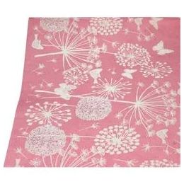 Papstar Tischdecke, Papier 3 m x 1,2 m fuchsia "Meadow" 12 St&uuml;ck