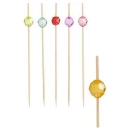 Papstar Fingerfood - Picker 12 cm farbig sortiert "Pearl" 600 St&uuml;ck