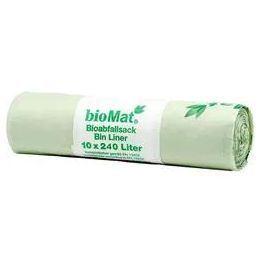 Naturabiomat GmbH BIOMAT Bio-Abfalls&auml;cke 240 Liter, 17 my 1 Karton = 140 St&uuml;ck