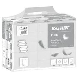 Katrin 61563 Plus Hand Towel One Stop L3 Papierhandt&uuml;cher wide, 3-lagig, 24x32cm 1 Karton = 2250 T&uuml;cher