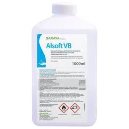 Saraya H&auml;ndedesinfektionsmittel Alsoft VB f&uuml;r GUD 1000 / HDI 9000 Spender 1000 ml Flasche