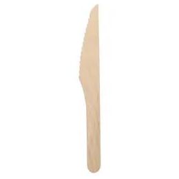 Papstar Messer, Holz "pure" 16,5 cm 180 St&uuml;ck
