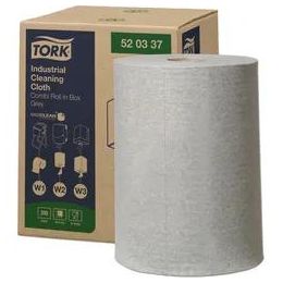 Tork 520337 Industrie Reinigungst&uuml;cher W1 W2 W3, 1-lagig, 148,2 Meter 1 Rolle