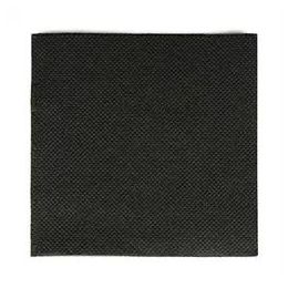 Papstar Servietten, 2-lagig "PUNTO" 1/4-Falz 20 cm x 20 cm schwarz mikrogepr&auml;gt 2000 St&uuml;ck