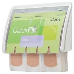 Plum QuickFix Uno Pflasterspender transparent + 45 Pflaster 1 Spender inkl. 45 Pflaster