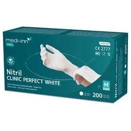 Medi-Inn Einmalhandschuhe Clinic Perfect White Nitril puderfrei, VE 2000 St&uuml;ck S
