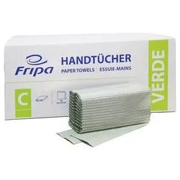 Fripa Papierhandt&uuml;cher CZ, 25x33cm, 1-lagig, gr&uuml;n 1 Karton = 3600 T&uuml;cher