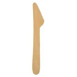 Papstar Messer, Holz "pure" 16,5 cm 150 St&uuml;ck