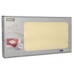 Papstar Starpak Mitteldecken, stoff&auml;hnlich, Vlies "soft selection" 80 cm x 80 cm creme 100 St&uuml;ck
