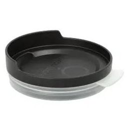 Papstar "Circulware by Haval" Mehrweg-Deckel f&uuml;r Trinkbecher PP rund &Oslash; 8 cm, 2,5 cm schwarz inkl. Trink&ouml;ffnung 160 St&uuml;ck