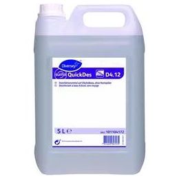 Diversey Suma QuickDes D4.12 alkoholisches Desinfektionsspray 2 x 5 Liter Kanister