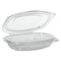 Papstar Feinkost- und Salatschalen mit Klappdeckeln, PLA "pure" 250 ml 3,1 cm x 16,1 cm x 13,2 cm glasklar 300 St&uuml;ck