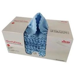 Vileda Microfasertuch MicroTuff Easy, 50 St&uuml;ck blau