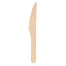 Papstar Messer Holz "pure" 16 cm 1000 St&uuml;ck