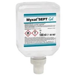 Myxal Sept-Gel H&auml;ndedesinfektionsgel 6 x 1 Liter Neptune-Flasche