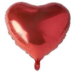 Papstar Folienluftballon &Oslash; 45 cm rot "Heart" large 24 St&uuml;ck