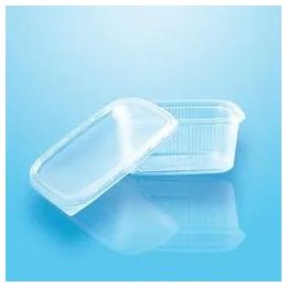 Papstar Pro Pac Verpackungsbecher mit Deckel, PP eckig 200 ml 4,4 cm x 8,9 cm x 11,4 cm transparent 250 St&uuml;ck